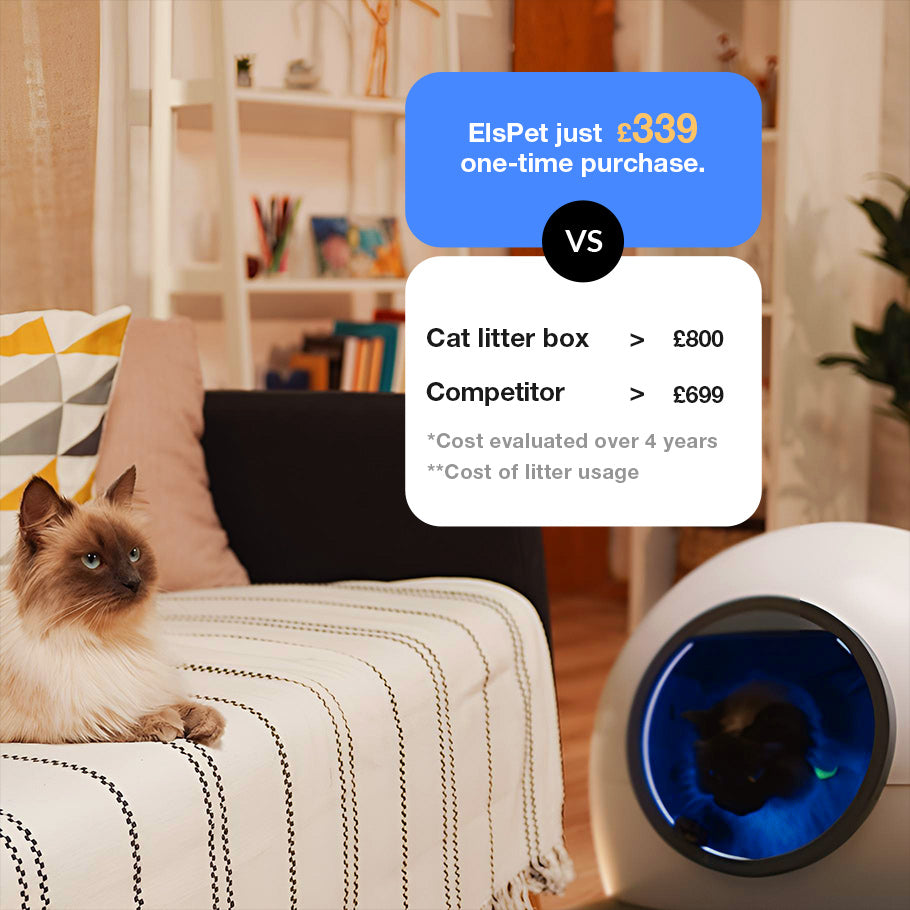 Els Pet Self-Cleaning Litter Box | No More Scooping! – elspet uk