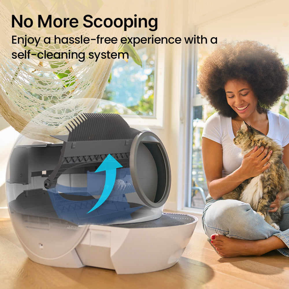 Els Pet Spaceship Self Cleaning Litter Box – elspet uk